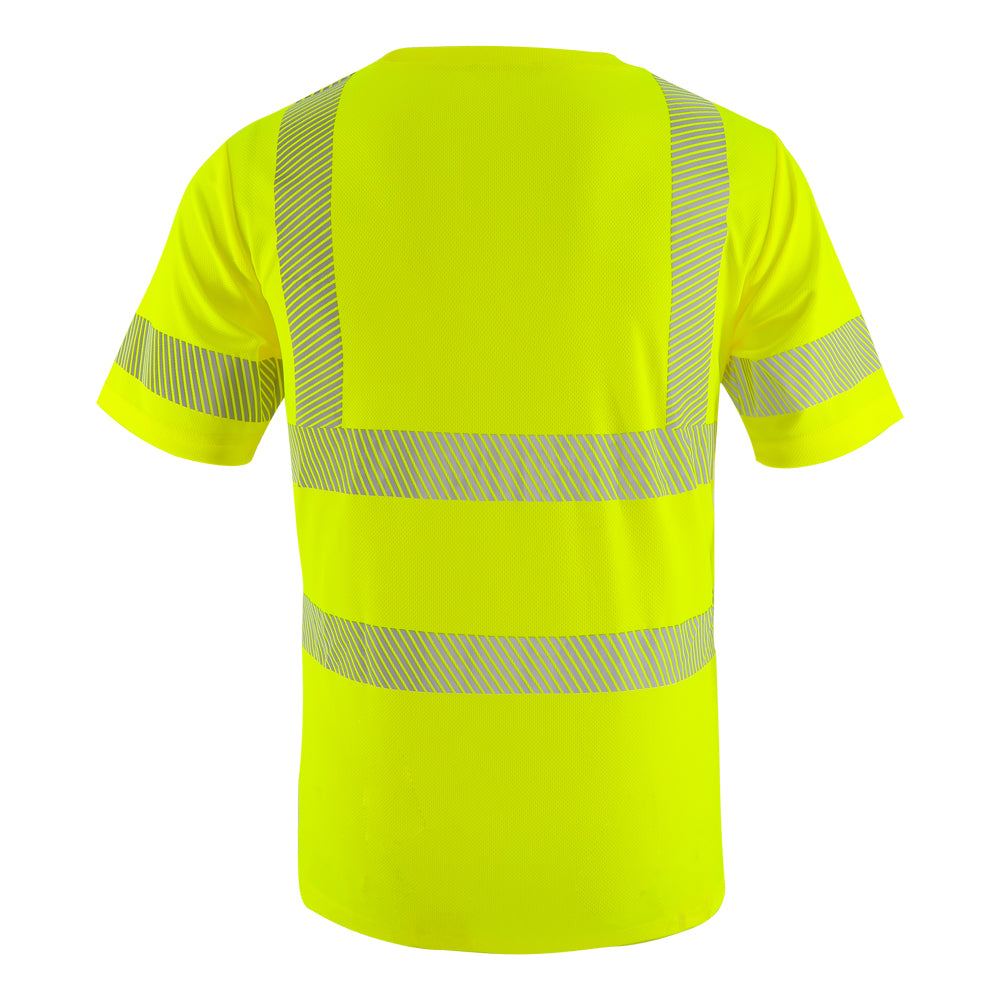 SMASYS Hi Vis T Shirt Class 2 Reflective High Visibility Short Sleeve ...