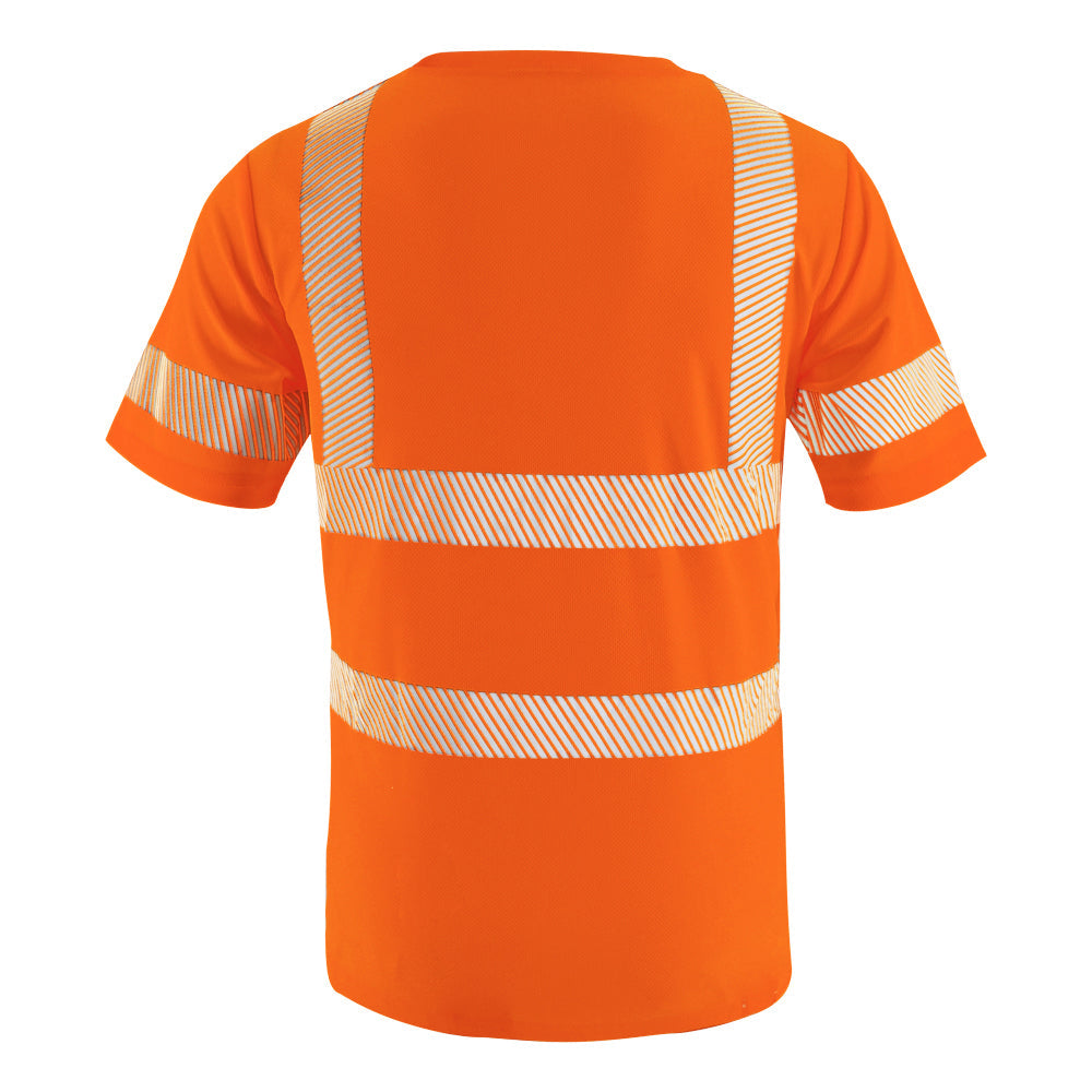 SMASYS Hi Vis T Shirt Class 2 Reflective High Visibility Short Sleeve ...